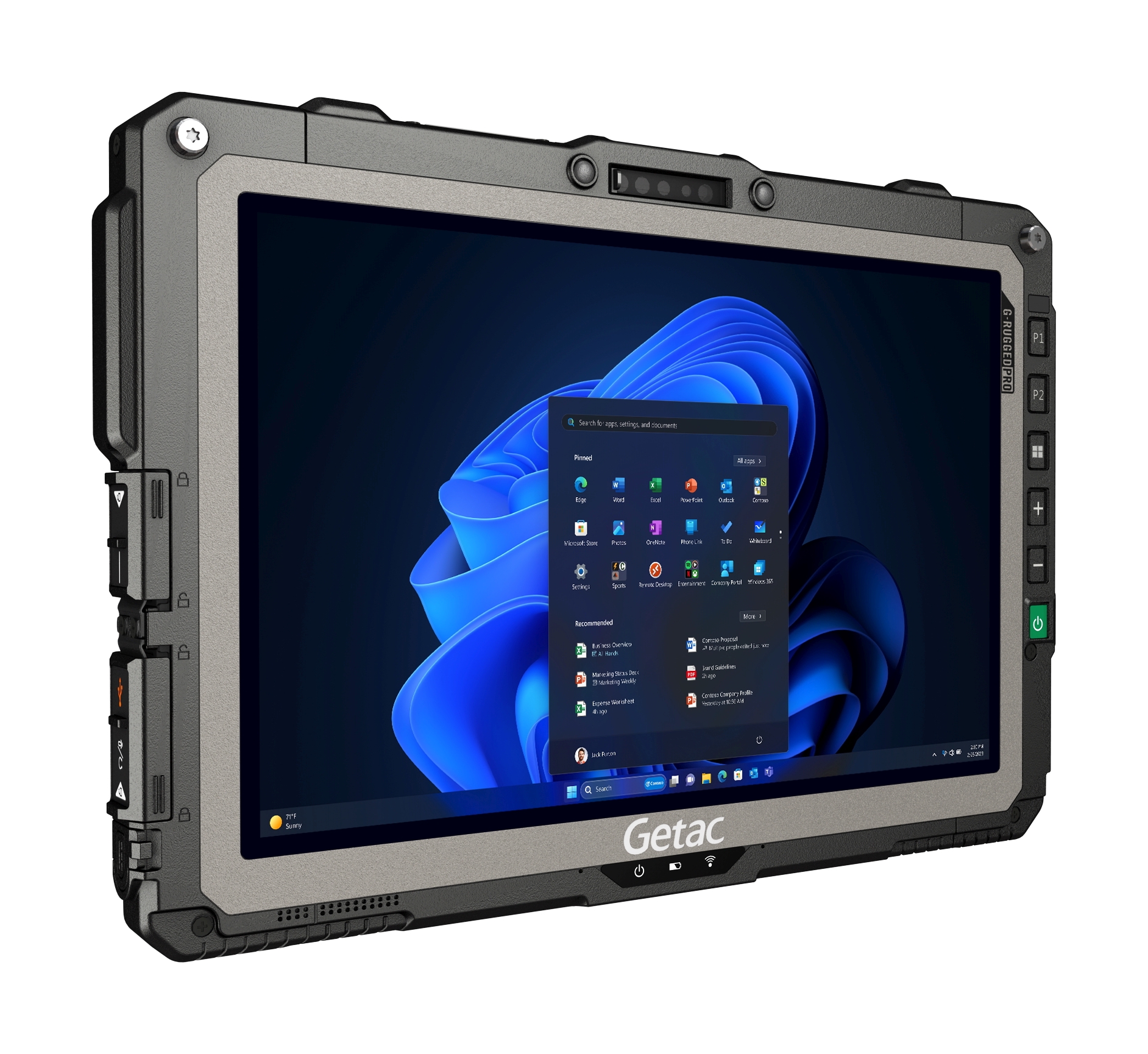 Getac UX10 G3 Fully Rugged Windows 11 Pro Tablet with 10.1" Full HD ...