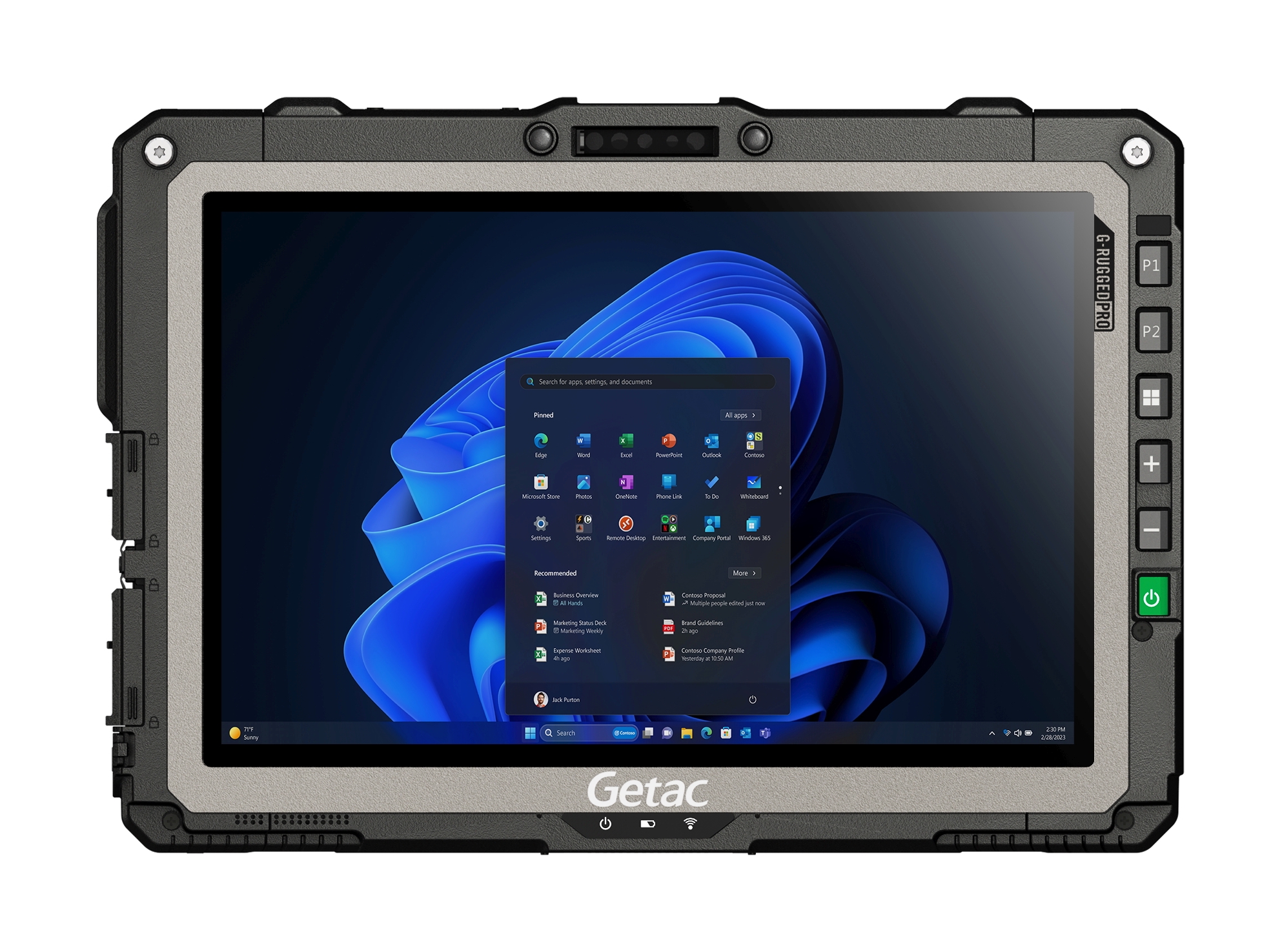 Getac UX10 G3 Fully Rugged Windows 11 Pro Tablet with 10.1" Full HD ...